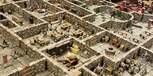 Best Miniatures Game Table Ever – Dark Elf Dice