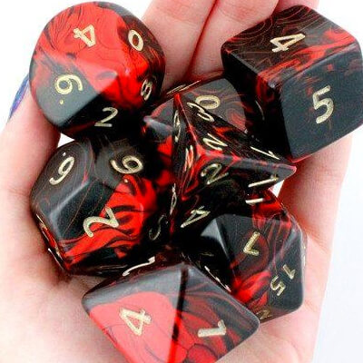 Crystal Caste Giant Dice – Dark Elf Dice