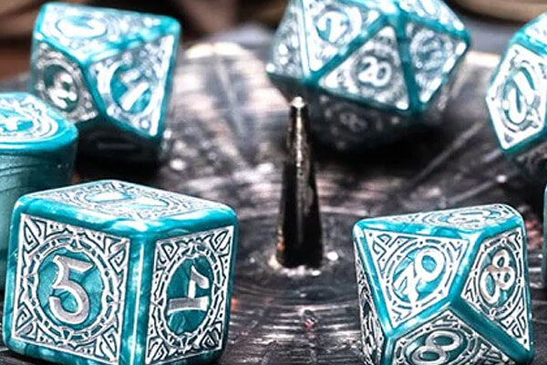 Viking Dice For Tabletop Roleplaying Games – Dark Elf Dice
