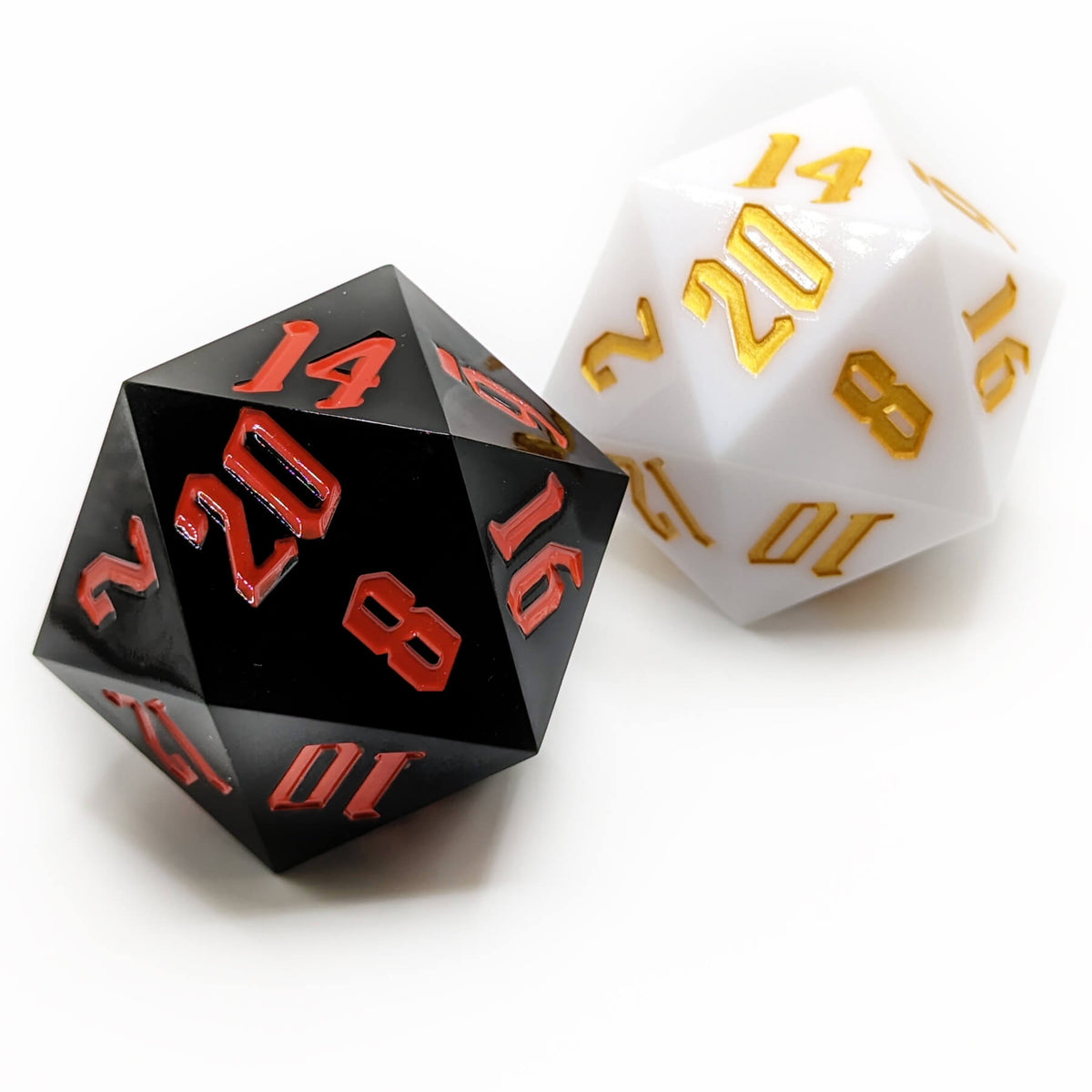 Giant D20 Opaque Dice (Pick Your Color) | Huge 55mm TTRPG Game Die ...