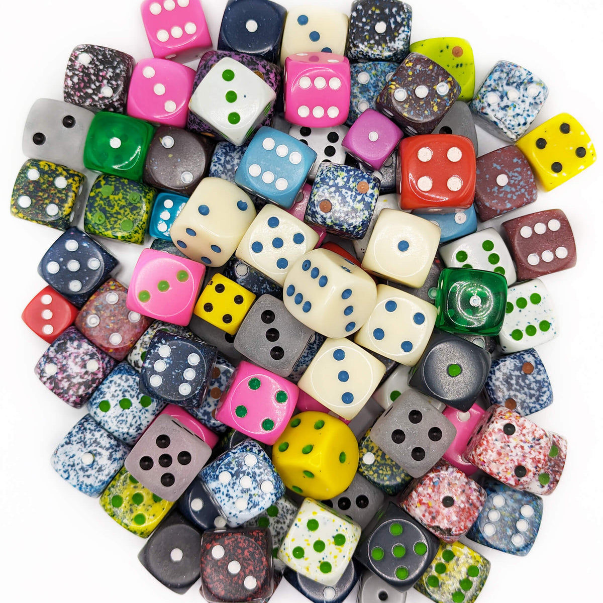 Chessex Pound-O-Dice D6's | Bulk 1 Pound Six-Sided Dice Assortment ...