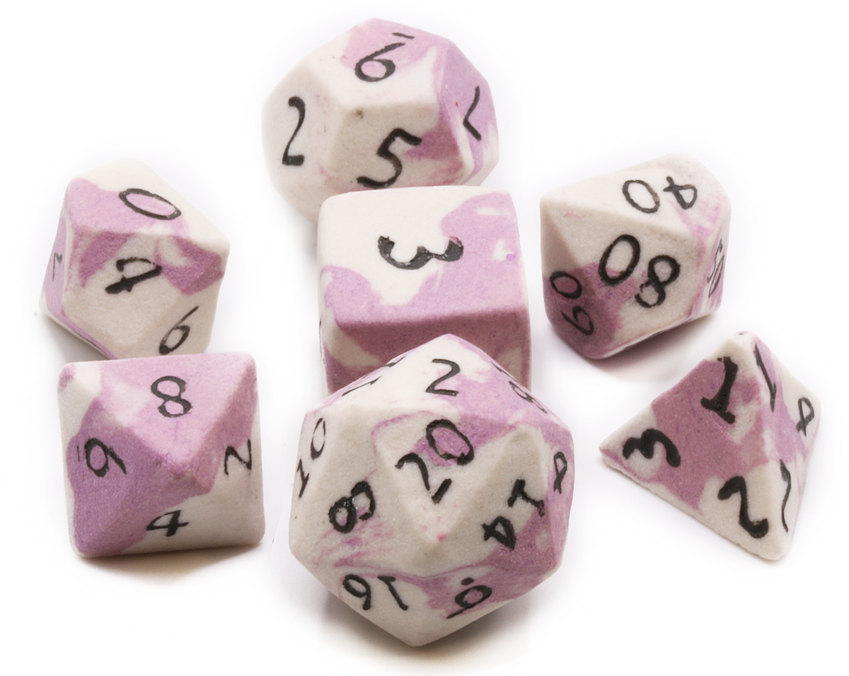 Ceramic Dice (Thought Ray) | TTRPG Role Playing Game Dice Set – Dark ...