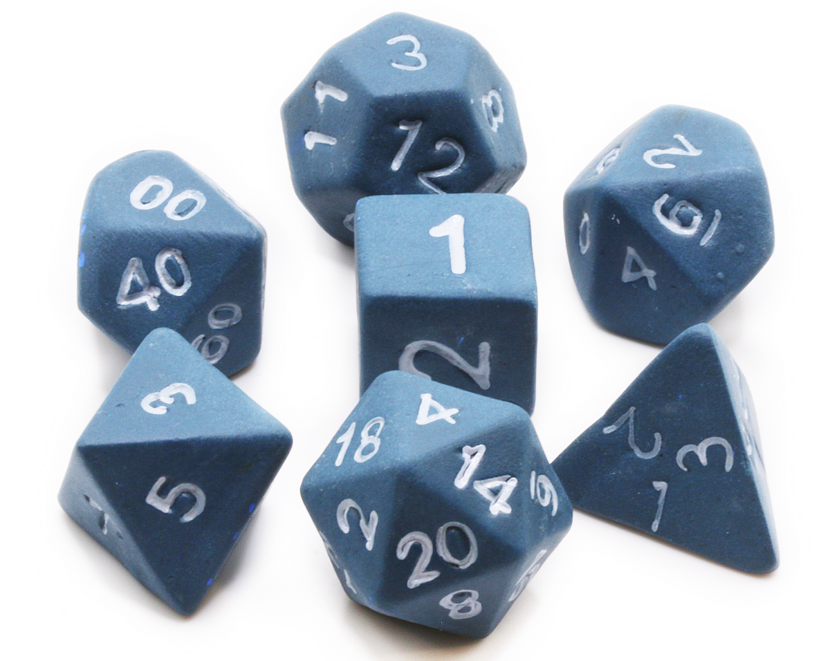 Ceramic Dice (Dawnblade) | TTRPG Role Playing Game Dice Set – Dark Elf Dice