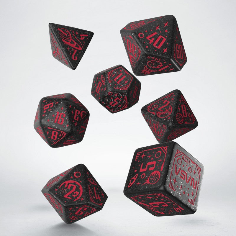 Space Dice Set (Voyager) | NASA TTRPG Role Playing Game Dice – Dark Elf ...