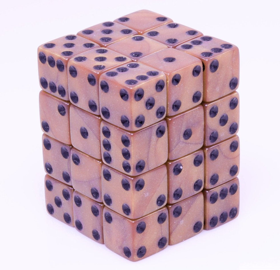 Olympic D6 Mini Dice (Bronze) | 36 X D6 Dice Set – Dark Elf Dice