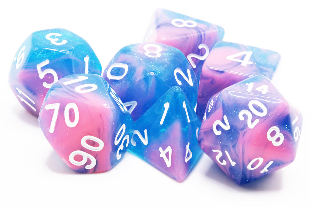 Blended Dice (Queen Mab) | TTRPG Role Playing Game Dice Set – Dark Elf Dice