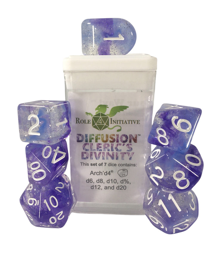 Diffusion Dice (Cleric's Divinity) | Extra Large TTRPG Dice Sets + Add ...