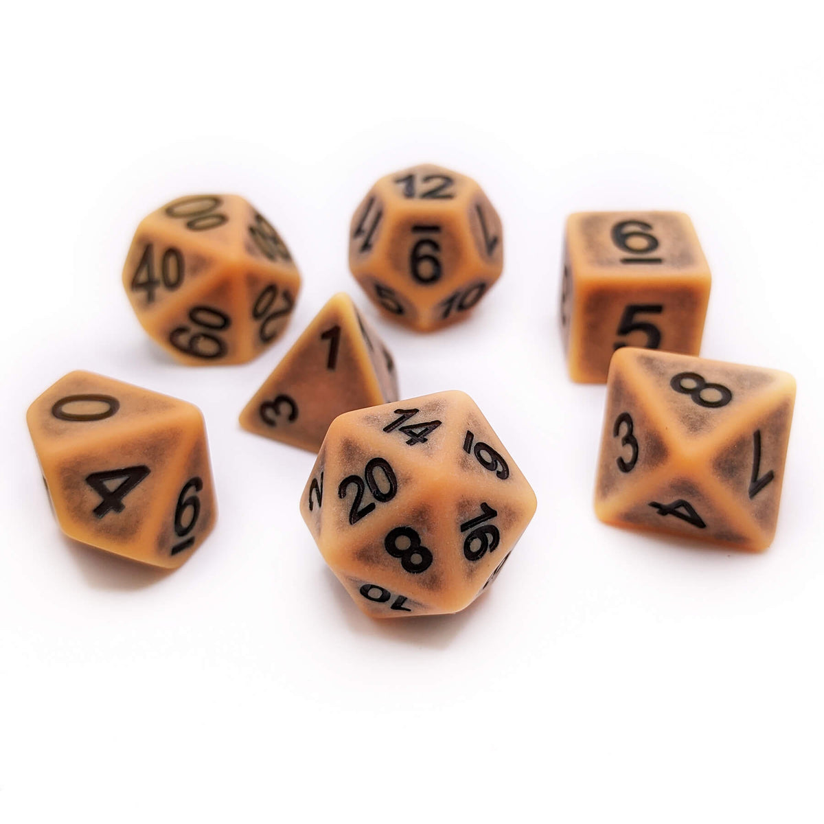 Ancient Dice III (Harvest) RPG Role Playing Game Dice Set – Dark Elf Dice