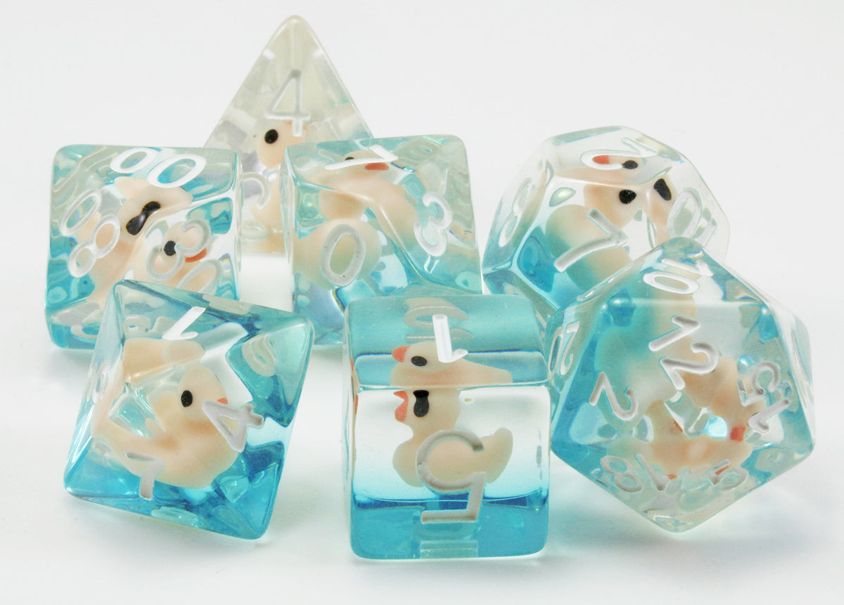 Rubber Ducky Dice (Blue) | RPG Role Playing Game Duck Dice Set – Dark ...