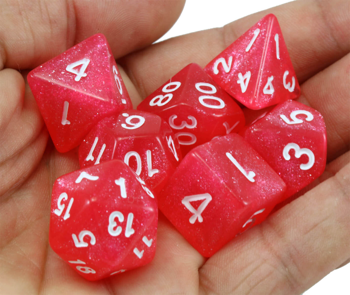 Inspiration Dice (Electric Gumdrop) | 7pc TTRPG Role Playing Game Dice ...