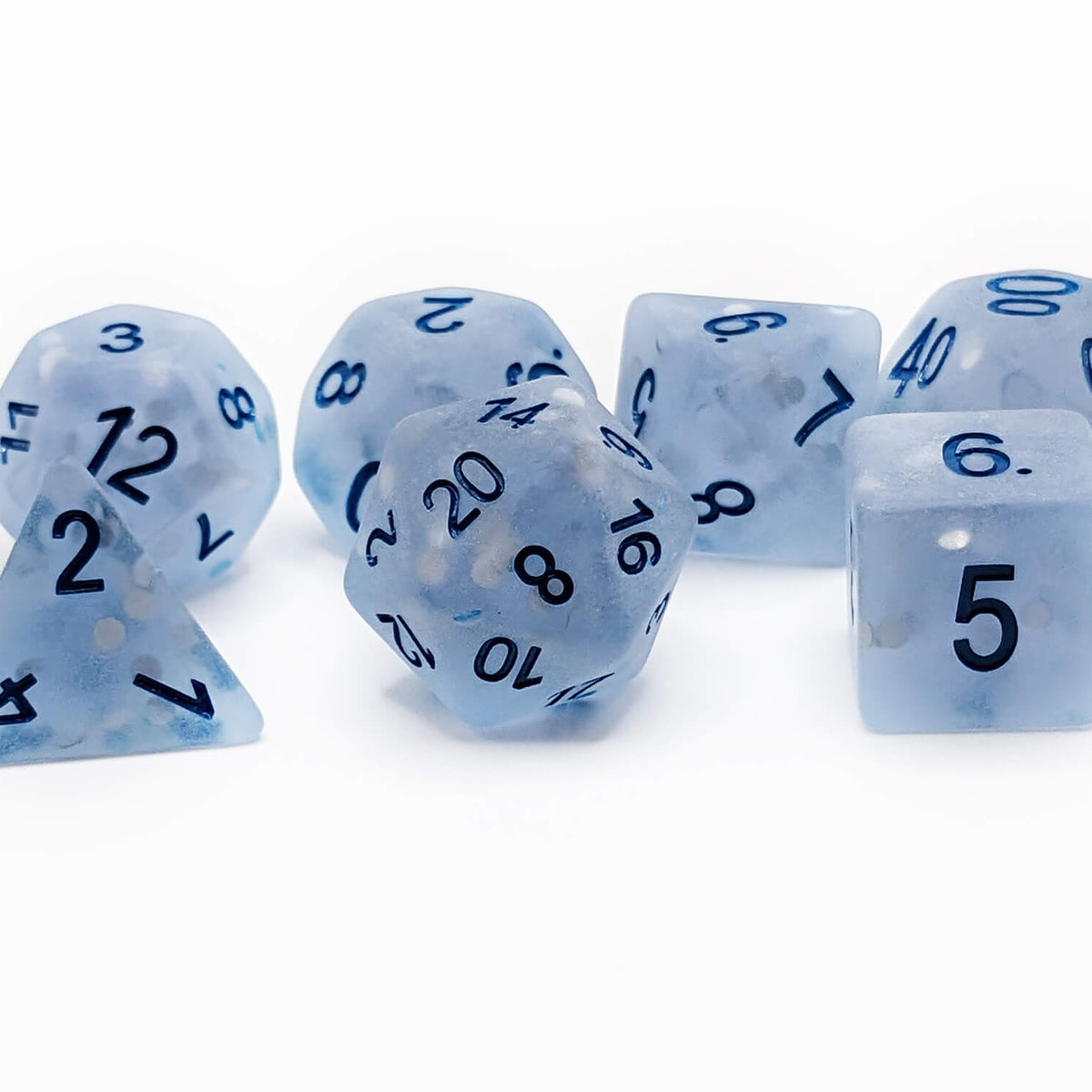 Frosted Mermaid Dice (Blue) | TTRPG Role Playing Game Dice Set – Dark ...