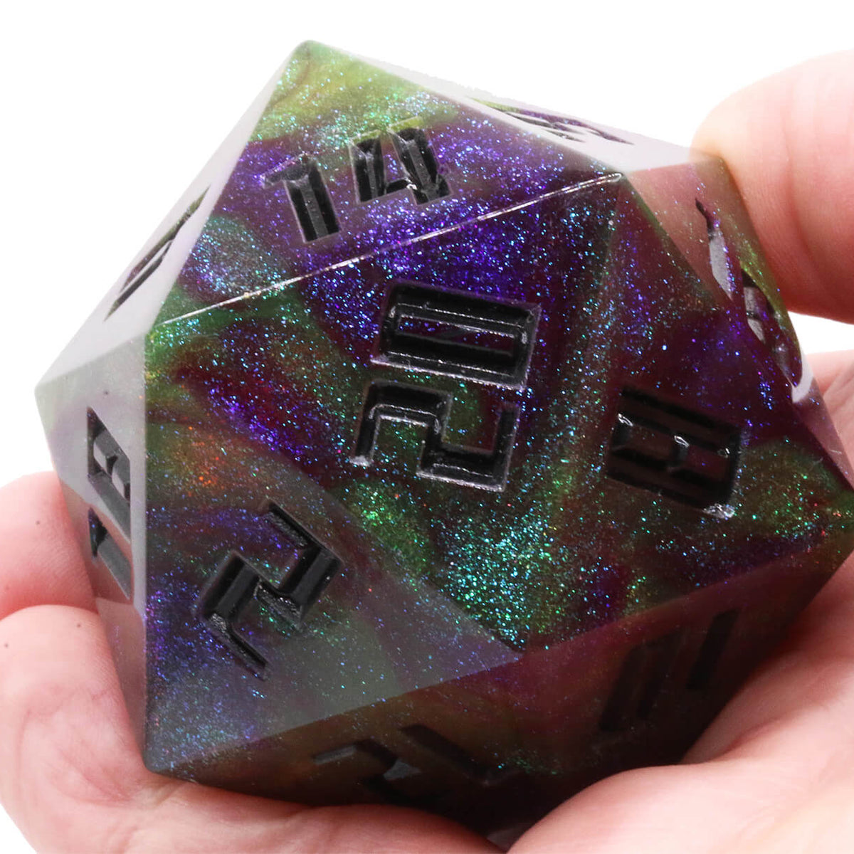 FACTORY SECONDS: Giant D20 Magic Glitter (Witches Hex) - Pick Your Fon ...