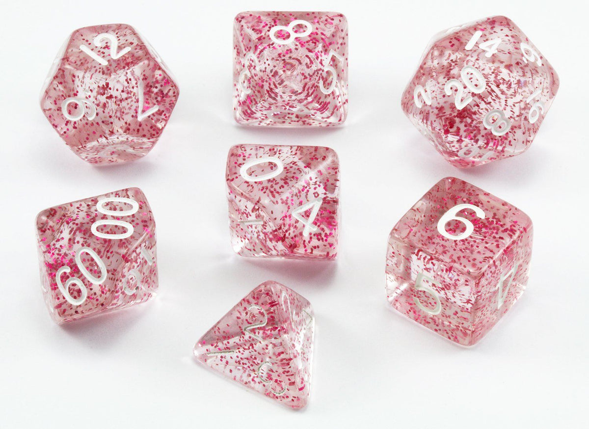 Glitter Dice (Purple Sparkle) RPG Role Playing Game Dice Set – Dark Elf ...