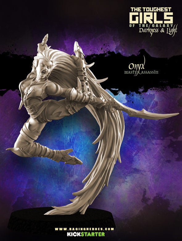 Raging Heroes Miniatures (Onyx, Master Assassin) | Premium Fantasy TTR ...
