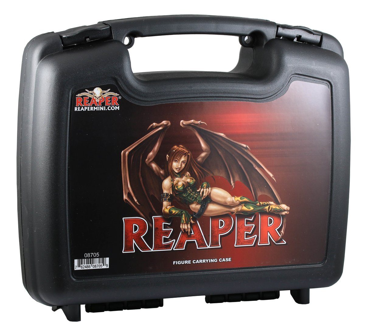 Reaper Miniatures Storage Case | Hard Shell Case With Foam – Dark Elf Dice
