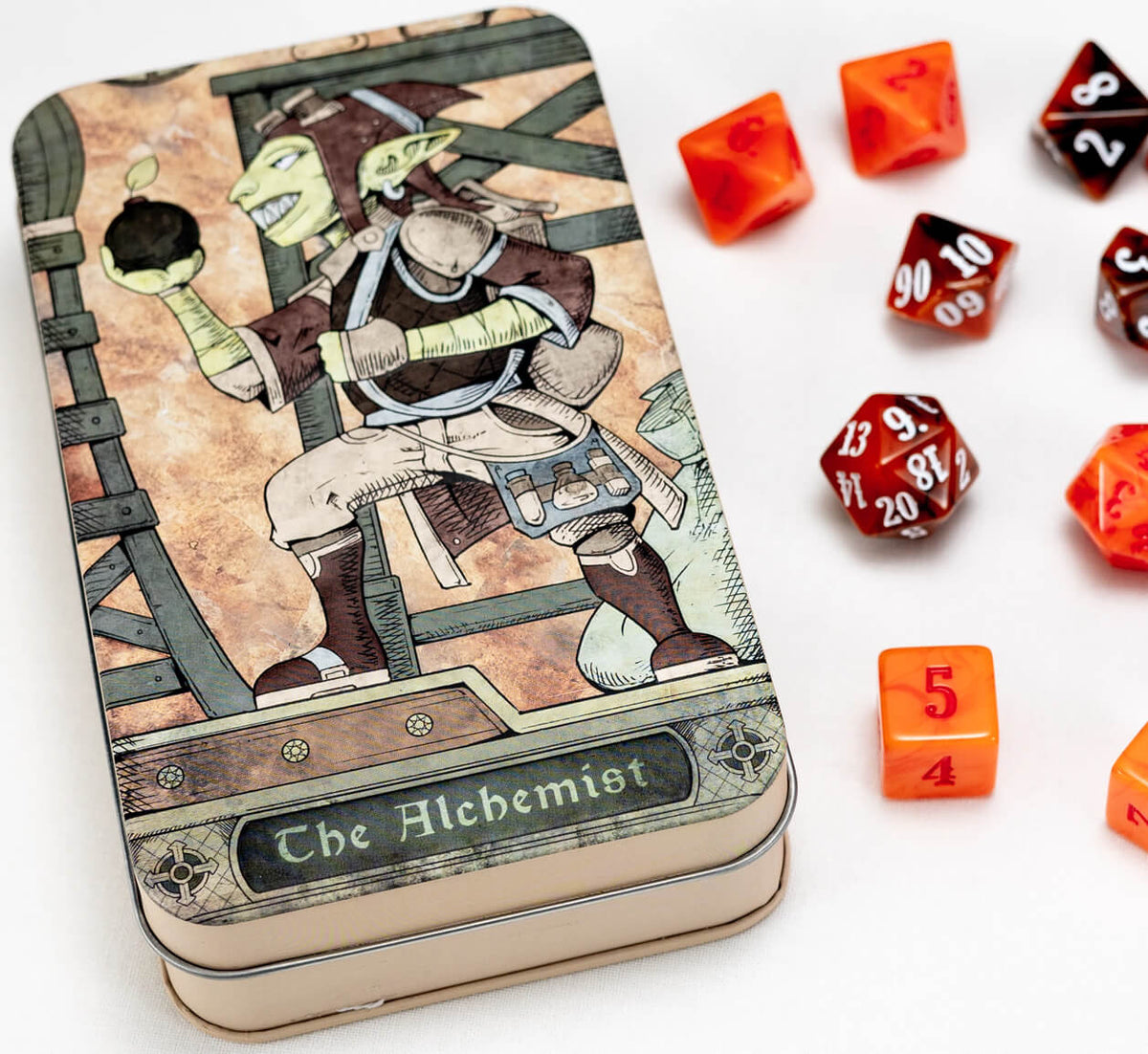 Character Class Dice (The Alchemist) | TTRPG Dice With Collectible Tin ...