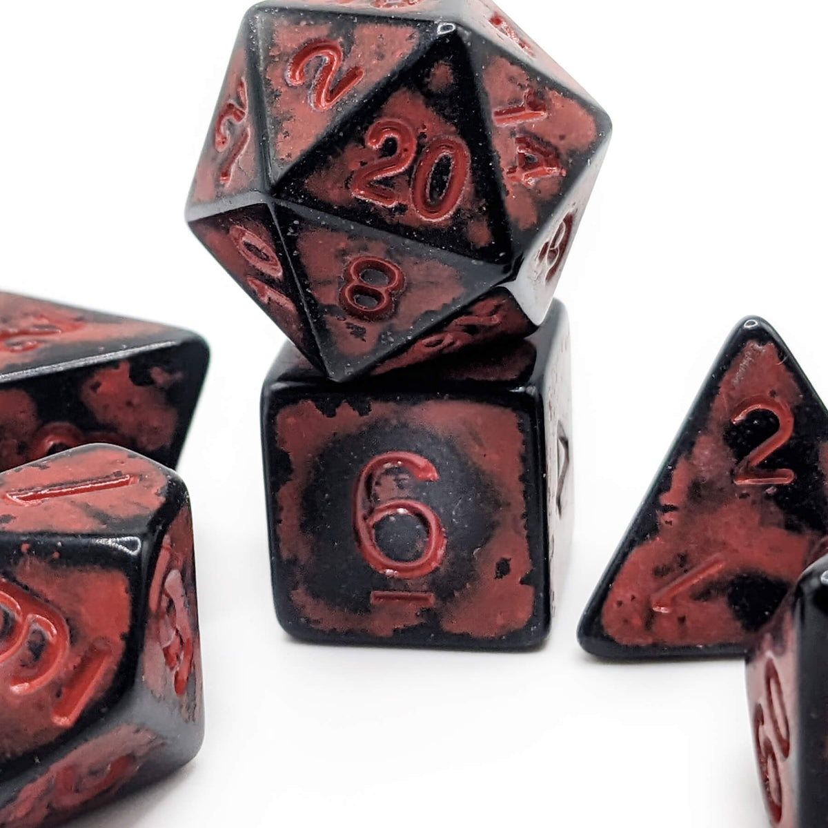 Vampire's Curse Dice | TTRPG Role Playing Game Dice Set – Dark Elf Dice