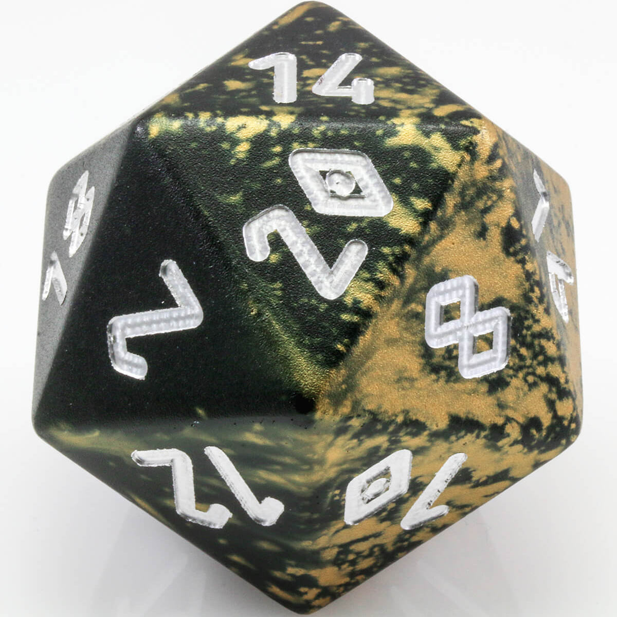 Wondrous Aluminum D20 (Great Void) | Giant 55mm Precision Game Die ...