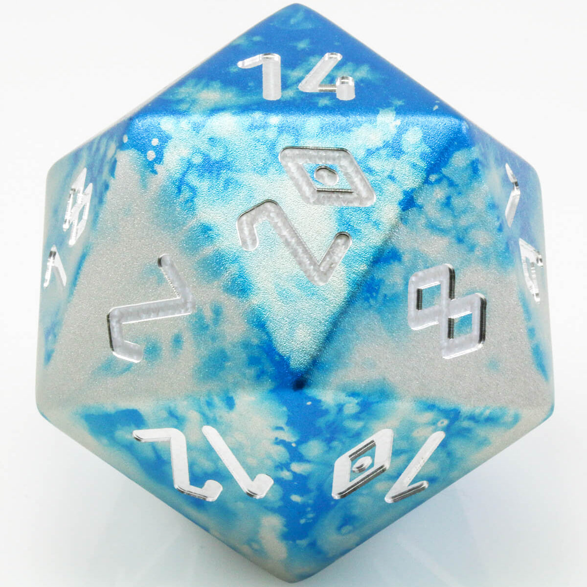 Wondrous Aluminum D20 (Holy Smite!) | Giant 55mm Precision Game Die ...