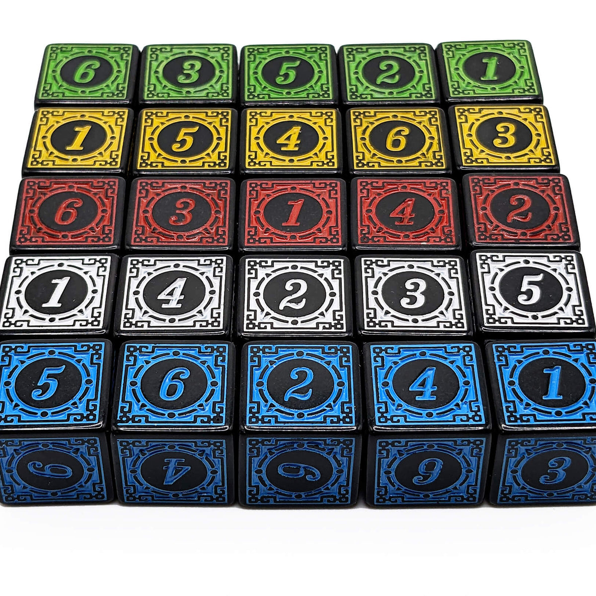 Masterwork D6 Dice Set (Pick Your Color) | 5 X Six-Sided Game Dice ...