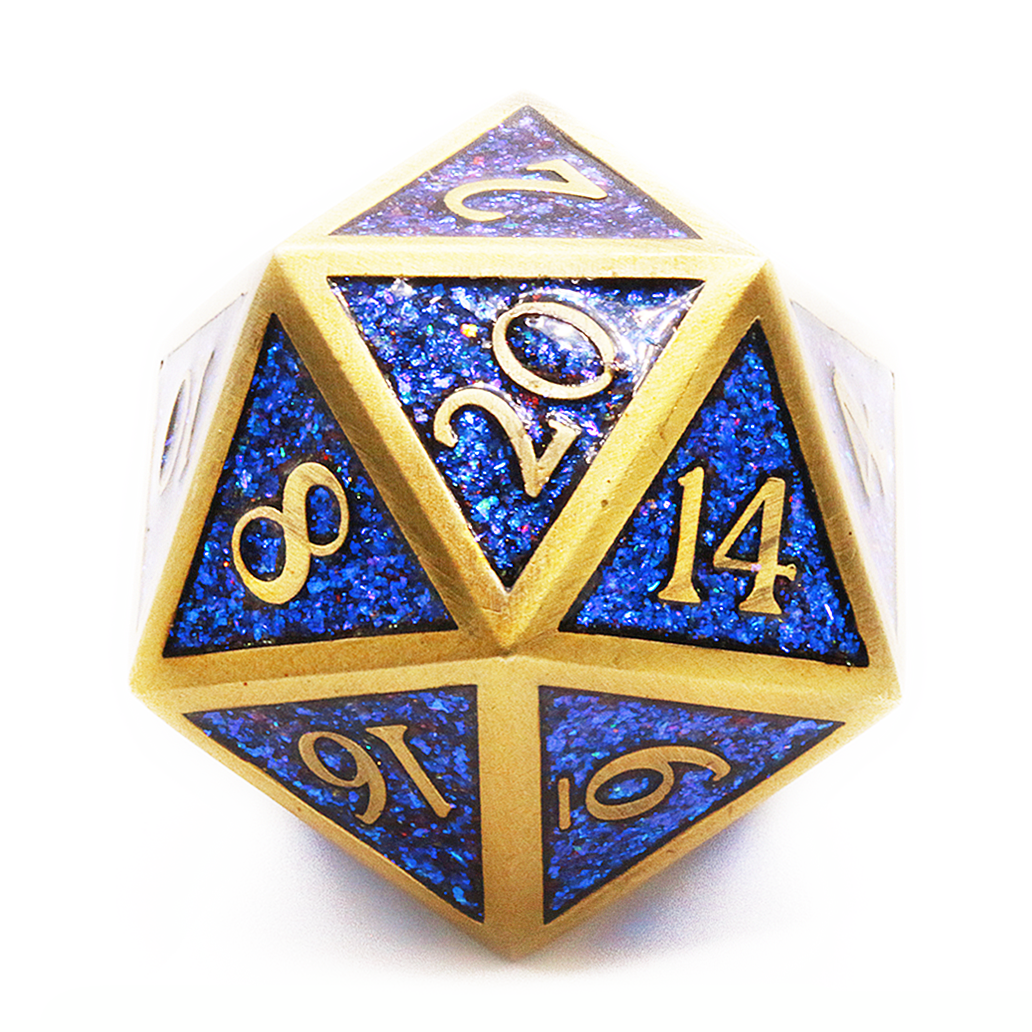KICKSTARTER Giant D20 Dice – Dark Elf Dice