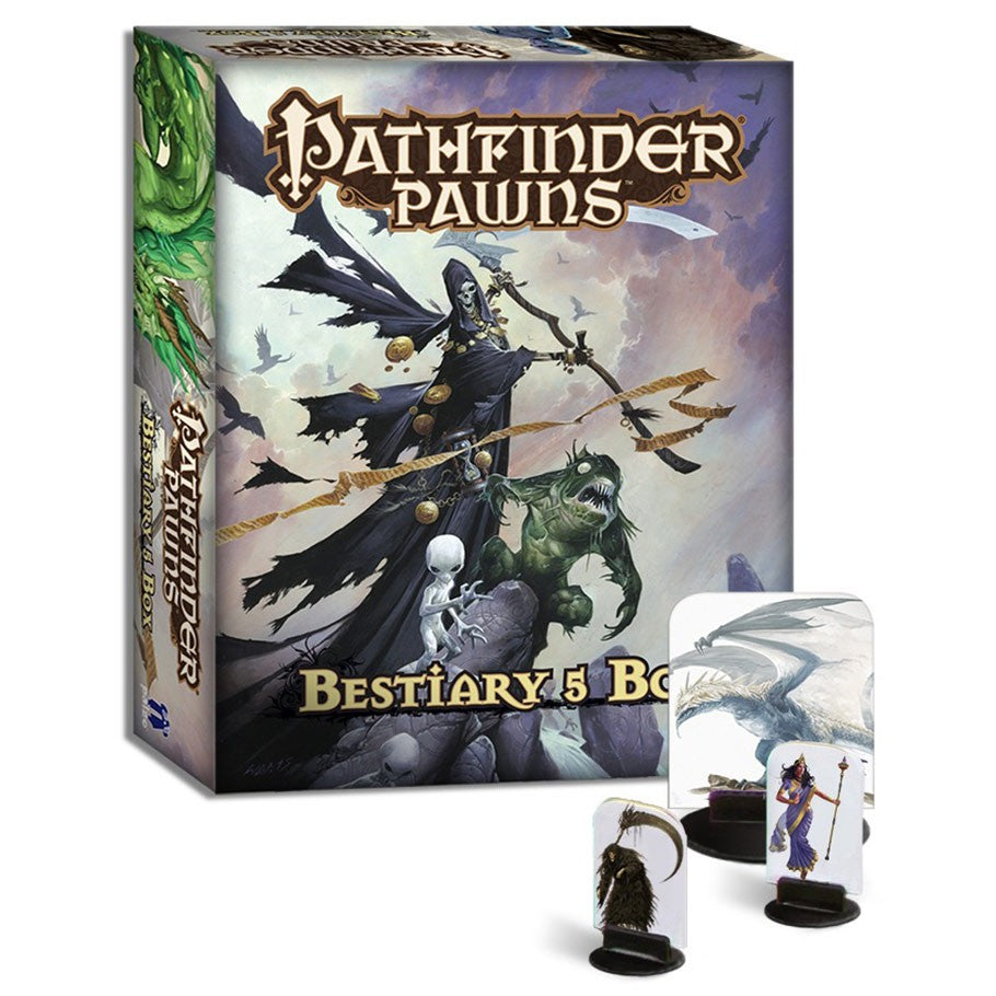 Pathfinder Pawns: Bestiary 5 Box | RPG Cardboard Miniatures – Dark Elf Dice