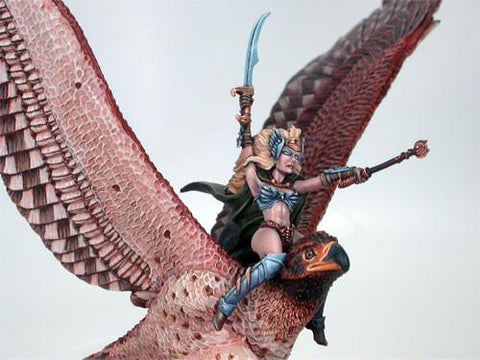 Dark Sword Miniatures (DSM7011 War Eagle With Female Elf Rider) 28mm ...